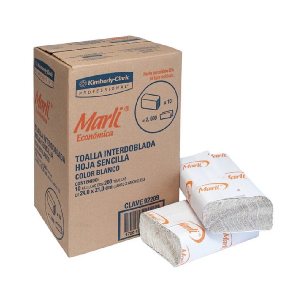 Toalla Interdoblada Marli Blanca Kimberly Clark - Papel Oro