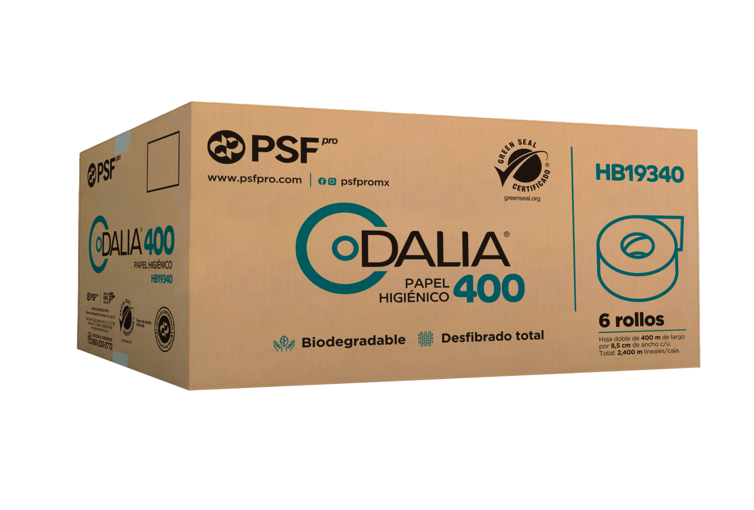 Papel Higiénico Bobina - Dalia - Papel Oro